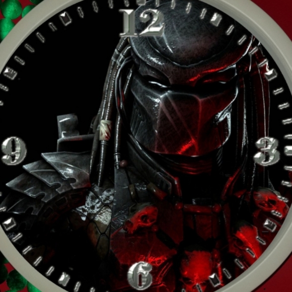 unknow | Wall Decor | Predator Red Led Light Wall Clock | Poshmark